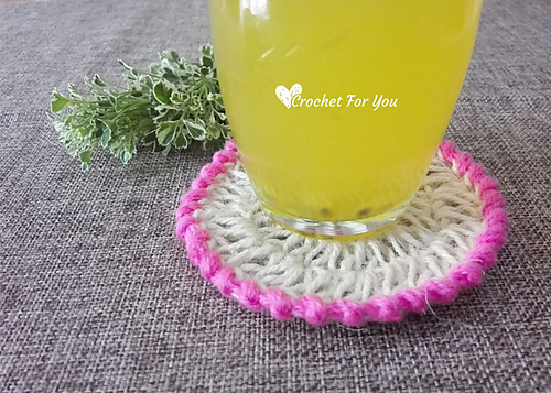 Ravelry: Jute Hemp Coasters pattern by Erangi Udeshika