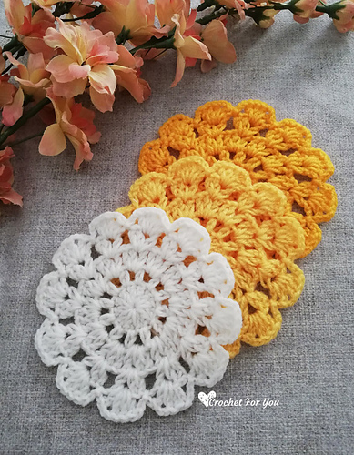 Ravelry: Marigold Lace Coasters pattern by Erangi Udeshika