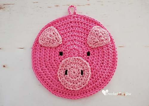 Ravelry: Pig Potholder pattern by Erangi Udeshika