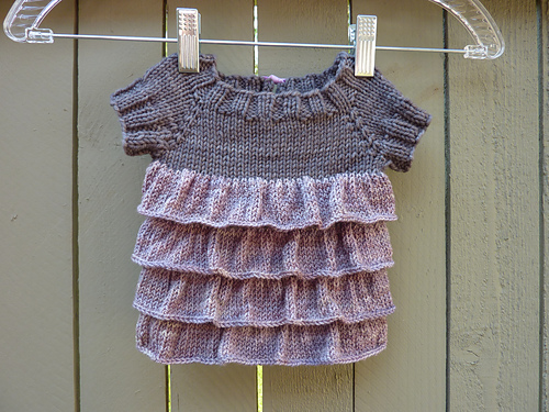 Ravelry: The Ruffle Top pattern by Claire Gentry