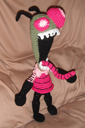 Ravelry: Invader Zim pattern by Erin Scull