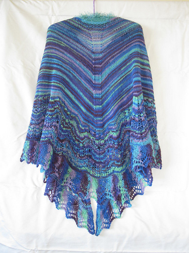 Ravelry: Sea the Waves Shawl pattern by Leedra Scott