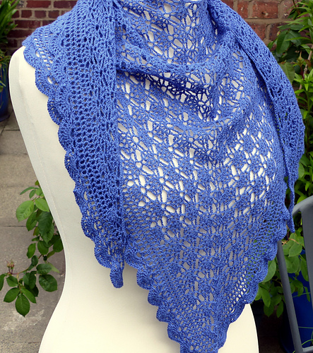 Ravelry: Mediterranean Lace Shawl pattern by Esther Chandler