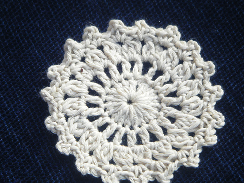 Ravelry: Picots and Clusters Coaster pattern by Kimberly Andrew