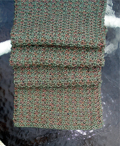 Ravelry: The Noro Slip Stitch Stripe Scarf pattern by Renee M