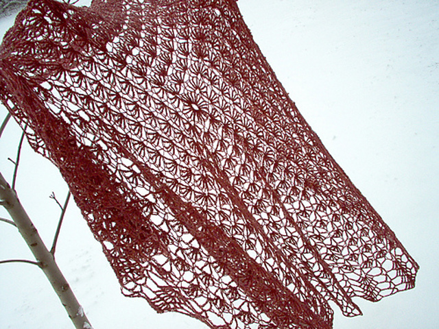 Ravelry: Fancy Fan Shawl pattern by Mary Konior