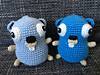 Ravelry: Gopher from Golang pattern by Huizhi Lin