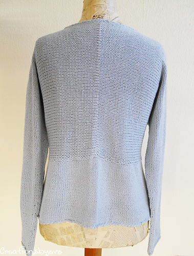 Ravelry: Silk knitted jacket with crochet embellishments pattern by ...