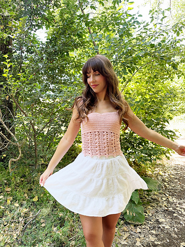 Ravelry: The Summer Blush Tank pattern by Rachel Misner
