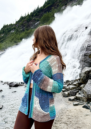 Ravelry: The Glacier Mist Cardigan pattern by Rachel Misner