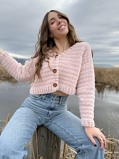 Ravelry: The Posy Petal Cardigan pattern by Rachel Misner