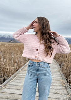 Ravelry: The Posy Petal Cardigan pattern by Rachel Misner