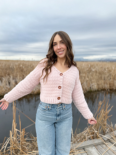 Ravelry: The Posy Petal Cardigan pattern by Rachel Misner