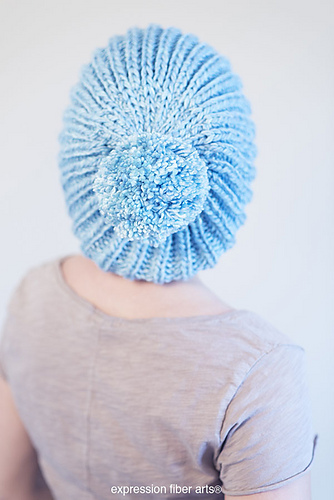 Ravelry: Slouchy Fisherman's Rib Hat pattern by Expression Fiber Arts