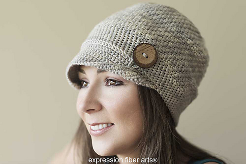 Ravelry: Buttoned Emma Hat pattern by Expression Fiber Arts
