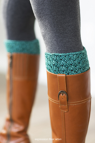 Ravelry: Danielle Boot Toppers pattern by Expression Fiber Arts