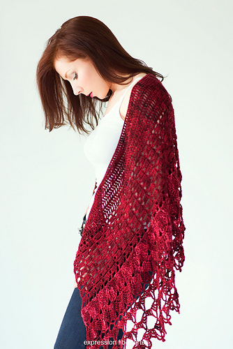 Ravelry: Red Velvet Rose pattern by Expression Fiber Arts
