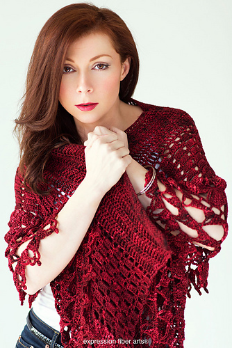 Ravelry: Red Velvet Rose pattern by Expression Fiber Arts