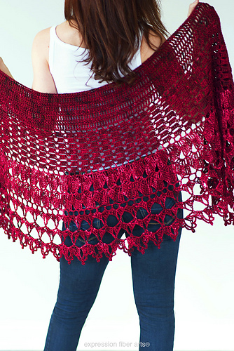 Ravelry: Red Velvet Rose pattern by Expression Fiber Arts
