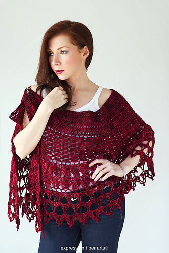Ravelry: Red Velvet Rose pattern by Expression Fiber Arts
