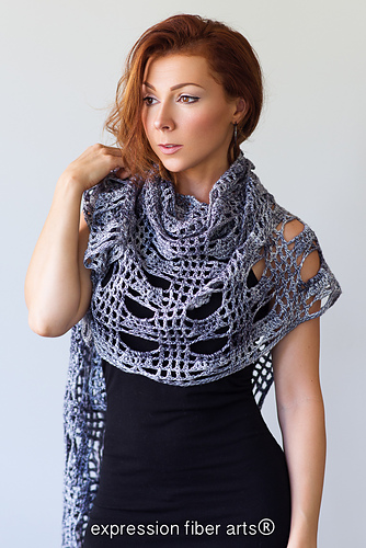 Ravelry: Hoover Dam Shawl pattern by Kristina Smiley