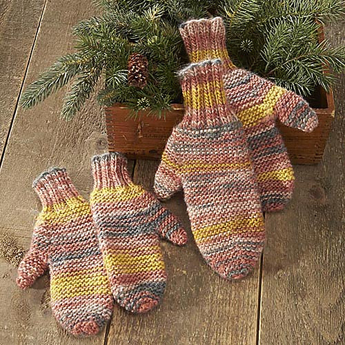 Ravelry: Easy Mittens for the Family pattern by Rae Blackledge