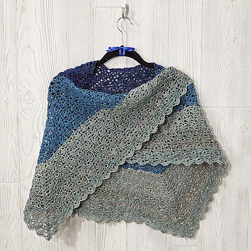 Ravelry: Frozen Waves Shawl pattern by Amanda Fix