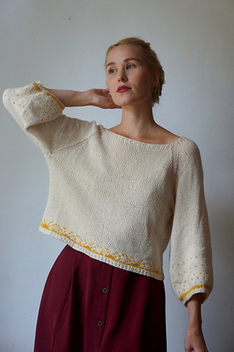 Ravelry: Sun Summoner Blouse pattern by Fabel Knitwear