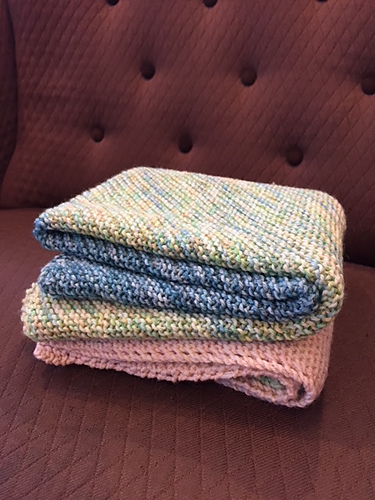 Ravelry: Garter Bias Blanket pattern by Emily Devlin