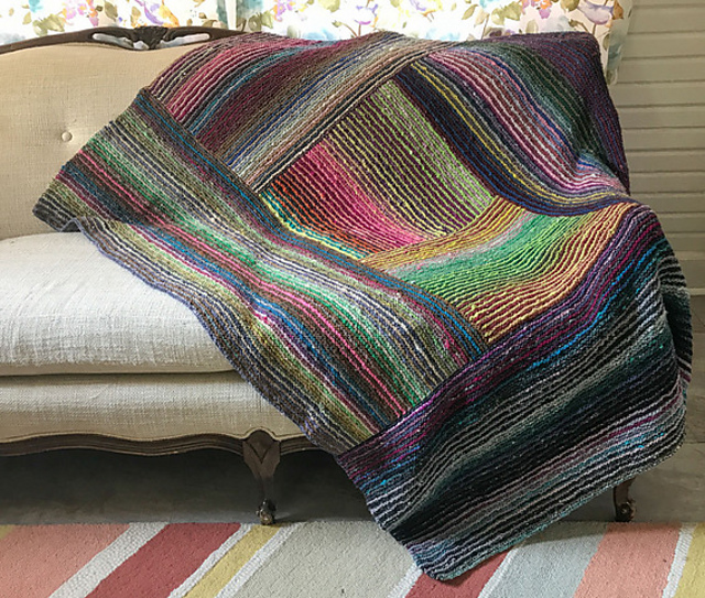 Ravelry: Cabin Fever Blanket pattern by Emily Devlin