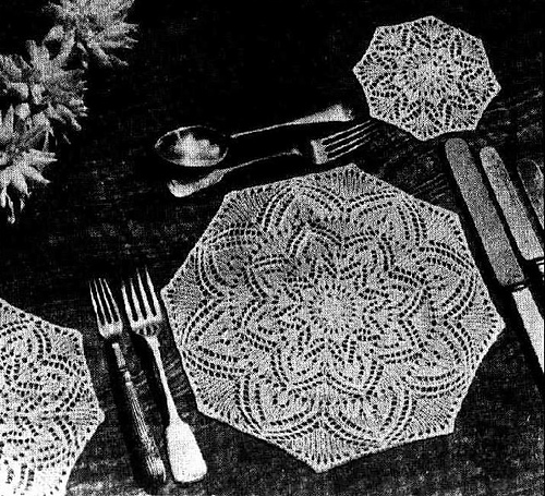 Ravelry: Octagonal Table Mats pattern by The Western Mail