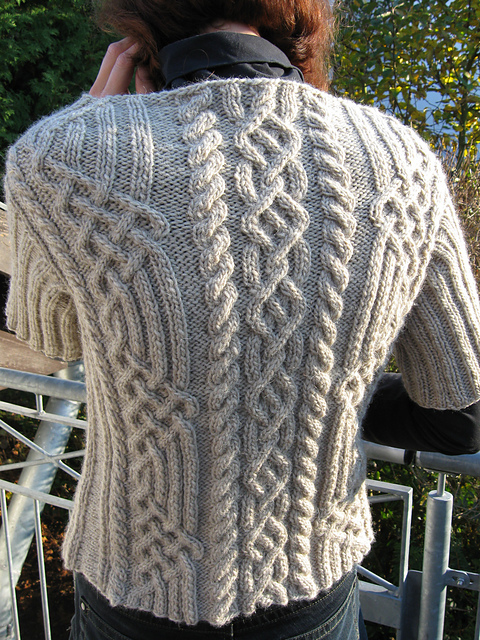 Ravelry: 11 Sweater with Cable Pattern pattern by Rebecca Design Team