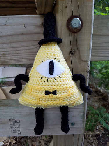 Ravelry: Bill Cipher from Gravity Falls pattern by SweetPeaCove