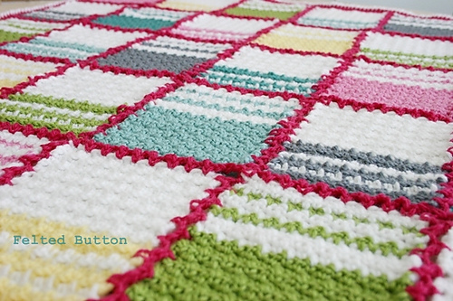 Ravelry: Patch Me a Line Blanket pattern by Susan Carlson