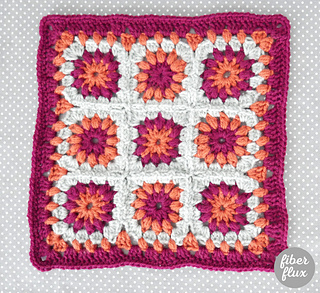 Ravelry: Cozy Circles Square pattern by Fiber Flux / Jennifer Dickerson