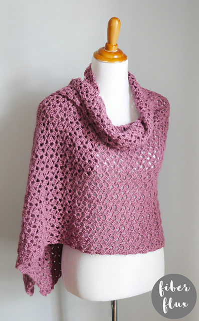Ravelry: Love Letters Shawl pattern by Fiber Flux / Jennifer Dickerson