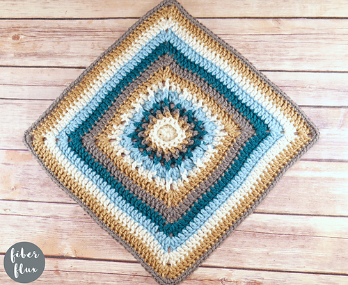 Ravelry: Tidal Moon Square pattern by Fiber Flux / Jennifer Dickerson