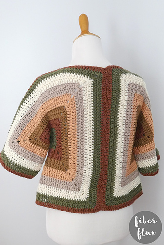 Ravelry: Easy Hexagon Cardigan pattern by Fiber Flux / Jennifer Dickerson