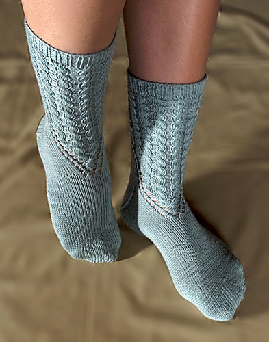 Ravelry: Arched Gusset Sock pattern by Amy Loberg (FiberWild!)