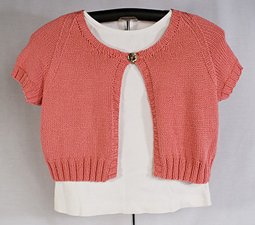 Ravelry: Aran Cropped Cardi pattern by Amy Loberg (FiberWild!)