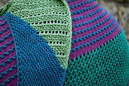 Ravelry: Quintet Shawl pattern by Amy Loberg (FiberWild!)