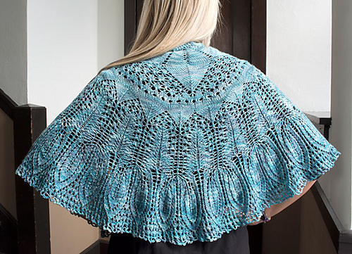 Ravelry: Feather Dance Shawl pattern by Amy Loberg (FiberWild!)