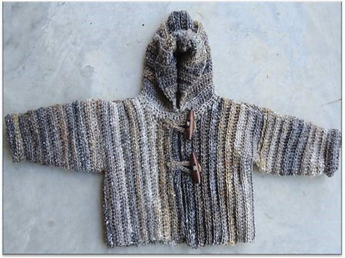 Ravelry: Hooded Baby Jacket pattern by Jenny King
