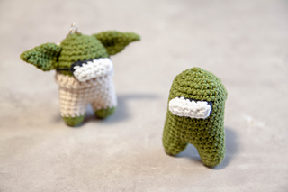 Ravelry: Baby Yoda Among Us Crewmate pattern by Fibita Marta