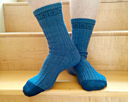 Ravelry: Postage Stamp Socks pattern by Martha Johnson