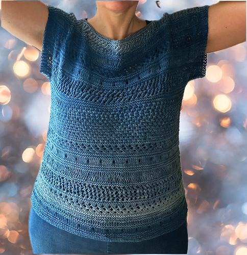 Ravelry: Ocean Waves Lace Shirt pattern by Fili Tra Gli Alberi