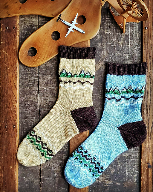 Ravelry: BALD HILLS SOCKS pattern by Camille Prefontaine