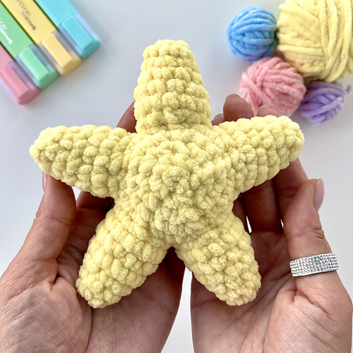 Ravelry: starfish sea animal plush pattern by Julia Kor
