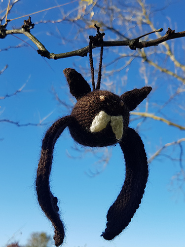 Ravelry: Knitted Bat pattern by Fitting in Knitting