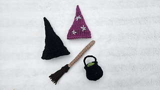 Ravelry: Knitted Witch Accessories pattern by Fitting in Knitting